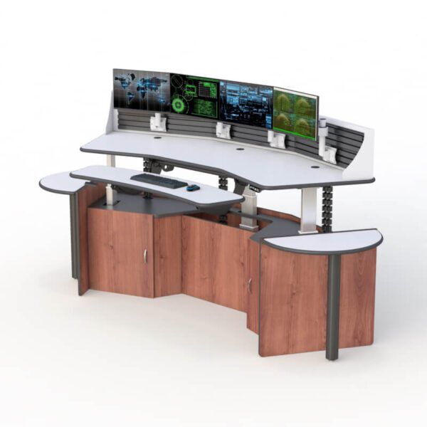 Multi-monitor Security Workstation